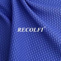 China Embossed Print Activewear Knit Fabric Sun Protect Workout Yoga Wear Fabric for sale