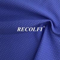 China Embossed Print Activewear Knit Fabric Sun Protect Workout Yoga Wear Fabric for sale