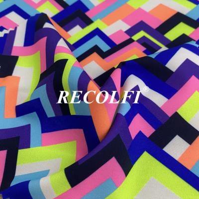 China Sustainable Activewear Knit Fabric Repreve Fiber Legging Material Fabric for sale