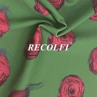 China Floral Design 230GSM Legging Material Fabric Athleisure Yoga Wear Gym Suit for sale