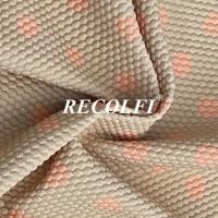 China Pinky Dot Activewear Material Fabric 200gsm Warm Up Suit Sweat Absoring for sale