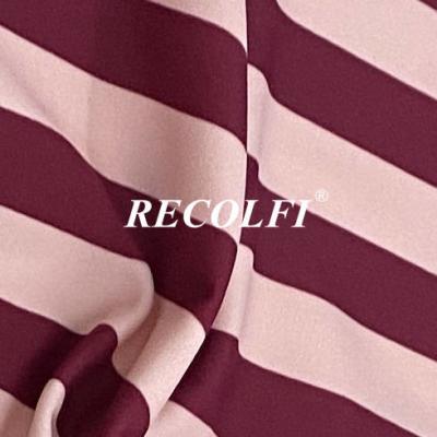 China Ribbed Circular Activewear Knit Fabric 190gsm Workout Leggings Gym Shorts for sale