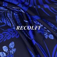 China Floral Design Activewear Knit Fabric Tricot Warp Gym Shorts Sport Bra for sale