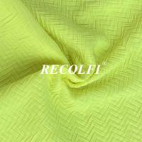 China Scrunchy Recycled Fiber Activewear Knit Fabric Sport Suit Stretchy Soft for sale
