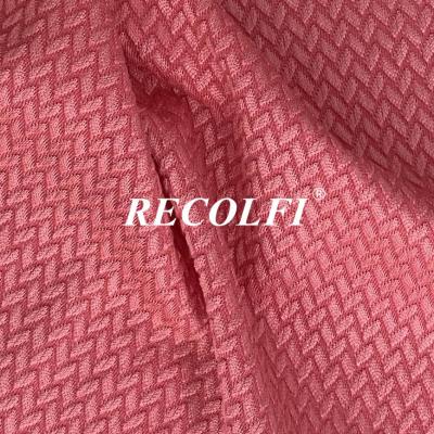 China UV Function 145CM Polyester Knit Fabric Cylinder Pattern Sport Bra Wetsuit for sale