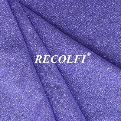 China Glitter Ocean Recycled Activewear Knit Fabric High Elastic Gym Suit for sale