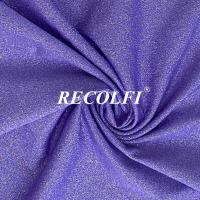 China Glitter Ocean Recycled Activewear Knit Fabric High Elastic Gym Suit for sale