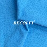 China 240gsm Dyeing Mesh Activewear Knit Fabric Strong Elastane Gym Suit Jogging Outfits for sale