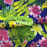 China 180gsm Activewear Made From Recycled Plastic Digital Printing Swim Towlling for sale