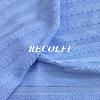 China 100cm Width Activewear Fabric Interlock Knit Stretchy Customized Pattern for sale