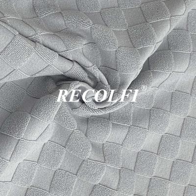 China Ocean Recycled Activewear Knit Fabric Uv Protection Surfing Suit 280GSM for sale