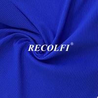 China Digital Printing Activewear Knit Fabric Eco Friendly Ribbed Sport Bra for sale