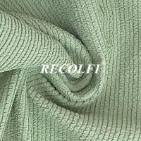 China Sustainable Stretch Activewear Knit Fabric Ribbed Sport Bra Leggings for sale