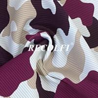 China 130CM Width Activewear Spandex Knit Fabric Eco Ribbed Leopard Printing for sale