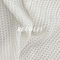 China Solid Color Recycled Activewear Knit Fabric Mesh Stretch Workout Yoga Wear for sale