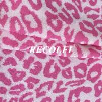 China 135cm Leopard Prining Activewear Knit Fabric Sustainable Swim Towelling Fabric for sale