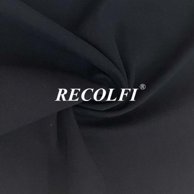 China Eco Stretch Activewear Knit Fabric High Colorfastness Brushed Leggings for sale