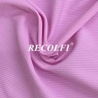 China 200gsm Eco Ribbed Activewear Knit Fabric Sustainable Athletic Wear Sport Bra for sale