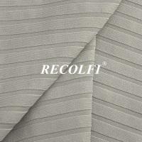 China Stretch Ribbed Activewear Knit Fabric Eco Friendly Gym Wearing Warm Up Suits for sale