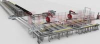 China 4 Axes Robot Palletizer, Floor Style, Simple Operation, 4KW for sale