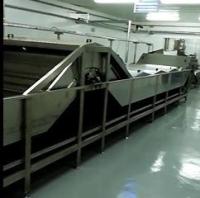 China Chain Plate Water Bath Type Pasteurizing Tunnel Production Capacity And Dimensions Customized As Per Canned Juice Requirements for sale