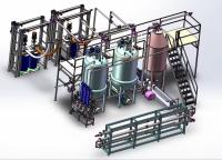 China Vacuum Mixing And Batching Tank System Capacity From 1 Ton / Hour To 15 Tons / Hour for sale