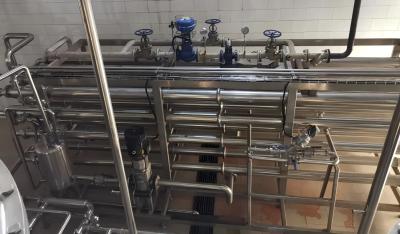 China Tube In Tube Heating Sterilizing System From 1 Ton / Hour To 15 Tons / Hour for sale
