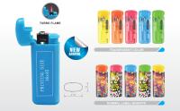 China Customization Windproof Heavy Piezo Encendedores Men prime S Smoking Gift E Refillable for sale