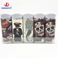 China Custom Disposable Plastic Gas Turbo Flame Lighter 6.8x2.78x1.3 cm for Promotions for sale