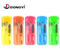 China Rechargeable Plastic Windproof Electronic Lighter 68mm AS ABS USB Cigarette Lighter for sale