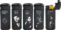 China Rechargeable Plastic Windproof Electronic Lighter 68mm AS ABS USB Cigarette Lighter for sale