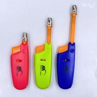 China Refillable Butane Gas Lighter 37.5x21x118.5mm for BBQ Grill Kitchen Fireplace Stove for sale