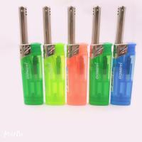 China Transparent BBQ Torch Lighter 83.5mm ABS AS Safety Lighter DY-B002 for sale