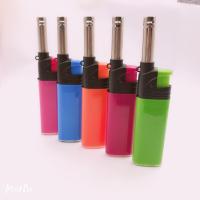 China Transparent BBQ Torch Lighter 83.5mm ABS AS Safety Lighter DY-B002 for sale