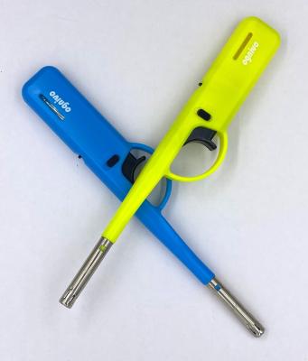 China Colorful Refillable Gas BBQ Lighter Adjustable Flame Kitchen Stove 19.5kg for sale