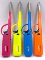 China Colorful Refillable Gas BBQ Lighter Adjustable Flame Kitchen Stove 19.5kg for sale