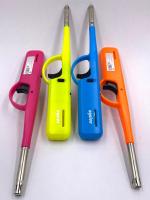 China Colorful Refillable Gas BBQ Lighter Adjustable Flame Kitchen Stove 19.5kg for sale