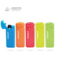 China Dongyi EUR Classic Flip Windproof Gas Lighter DY-F008 ABS Plastic 6.8cm Torch for sale