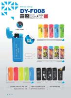 China Torch Dongyi Electric Windproof Lighter ISO9994 DY-F008 6.8x2.78x1.3cm Customizable for sale