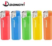 China Electronic Gas Torch Lighter 81mm Frost Painting Refillable Promotional Lighter for sale
