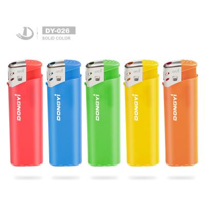 China Customization Solid Color Five Colors Electric Lighter Torch Commercial Cigarette Lighter for sale