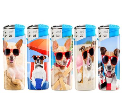China Mini Plastic Disposable Lighter 81mm Cigarette Smoking Gas Electronic Lighter Direct Sale for sale