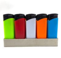 China Fix Flame Disposable Gas Lighter 81mm Electronic Cigarette Lighter ISO Certified POM Material for sale