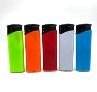 China Fix Flame Disposable Gas Lighter 81mm Electronic Cigarette Lighter ISO Certified POM Material for sale