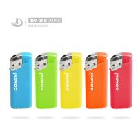 China Mini DY-068 Colorful Euro Standard CR Plastic Electric Lighter 66.5x25x10mm 1000pcs per carton for sale