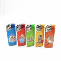 China Mini DY-068 Colorful Euro Standard CR Plastic Electric Lighter 66.5x25x10mm 1000pcs per carton for sale