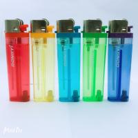 China Transparent Disposable Cigarette Lighter with Custom Style and Customized Request for sale