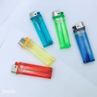 China Transparent Disposable Cigarette Lighter with Custom Style and Customized Request for sale