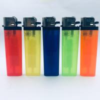 China Disposable Refillable Flint Cigarette Lighter DY-016 80x23.7x11.8mm with MSDS Certificate for sale