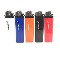 China Disposable Refillable Flint Cigarette Lighter DY-016 80x23.7x11.8mm with MSDS Certificate for sale